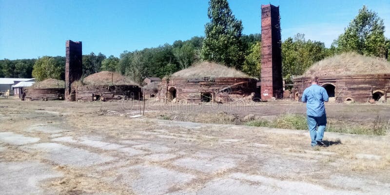 Abandoned Brick Company in Medora in Editorial Stock Image - Image of ...