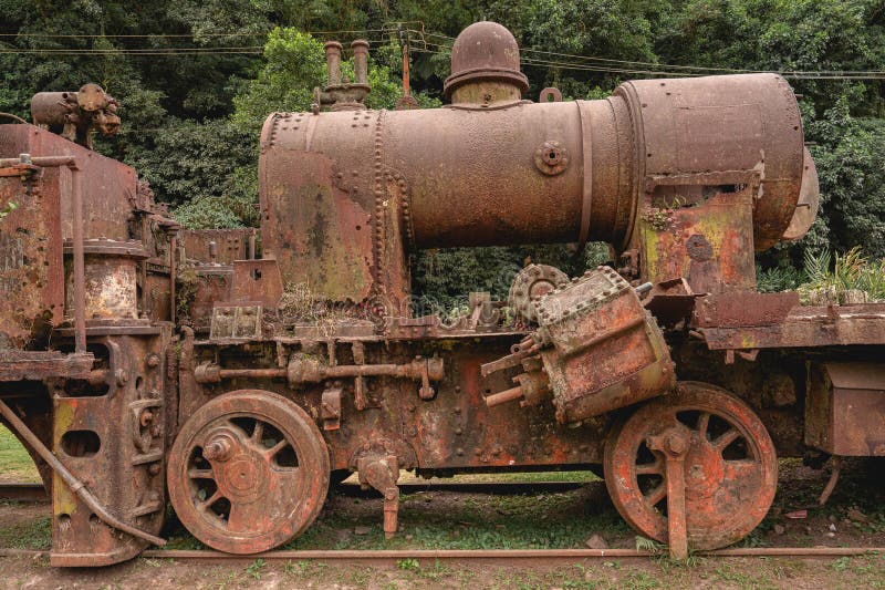 An Abandoned British Trainstation, in Santo Andre SP Brazil Editorial Photo - Image of company ...