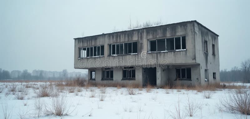 Abandoned Brutalist Soviet Era Building Stock Illustrations – 5 ...
