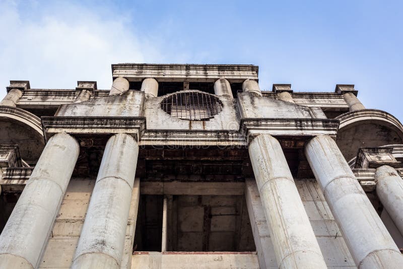 Abandoned Building Can Use Horror Movie Scene Background, Low an Stock ...