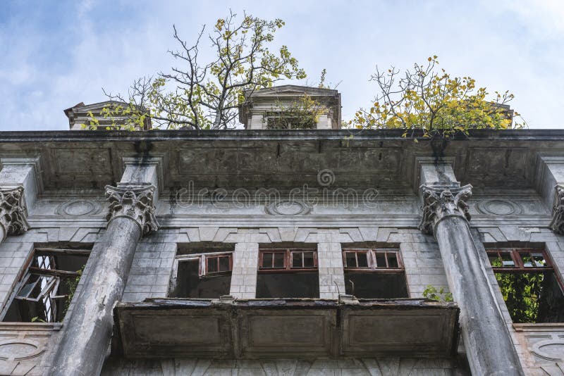 Abandoned building decay stock image. Image of architecture - 345099255