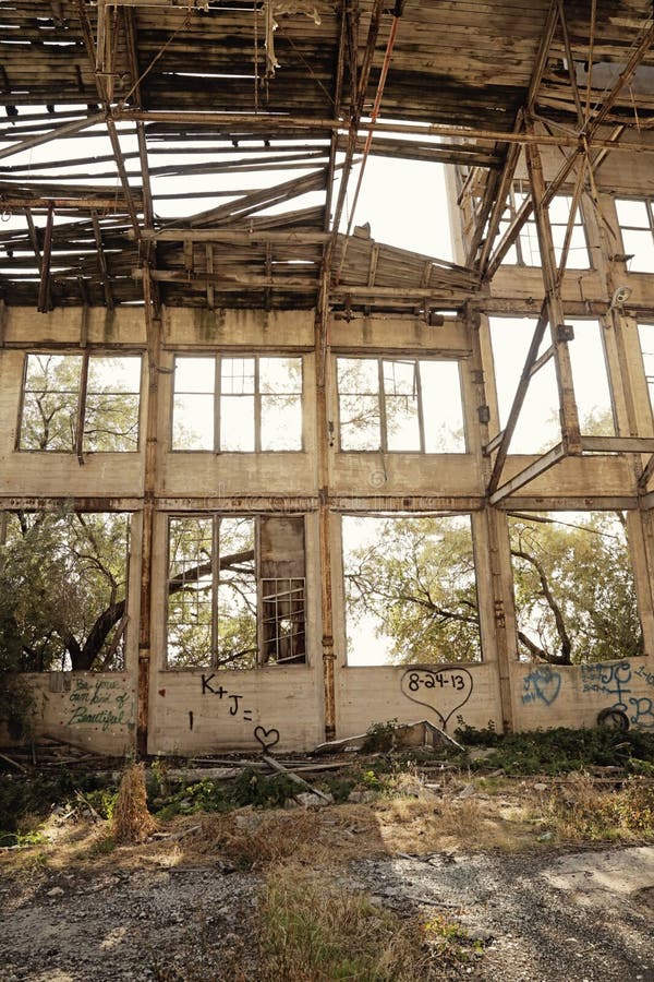 Abandoned building stock photo. Image of abstract, windows - 44890018