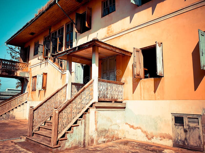 Abandoned Building Over Time and Visible Parts Old and Rusty Condition ...