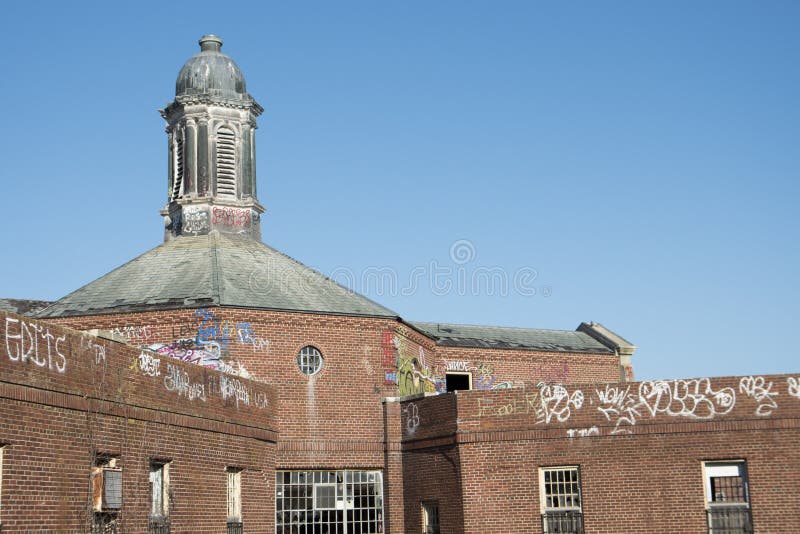 Abandoned Building Rooftop stock photo. Image of forgotten - 63354354
