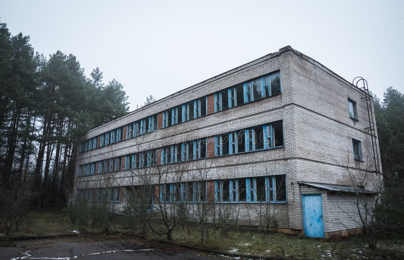 Abandoned Building, Soviet Union Architecture Stock Image - Image of ...