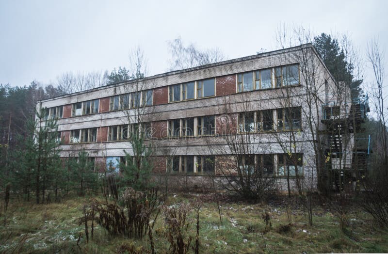 Abandoned Building, Soviet Union Architecture Stock Image - Image of ...