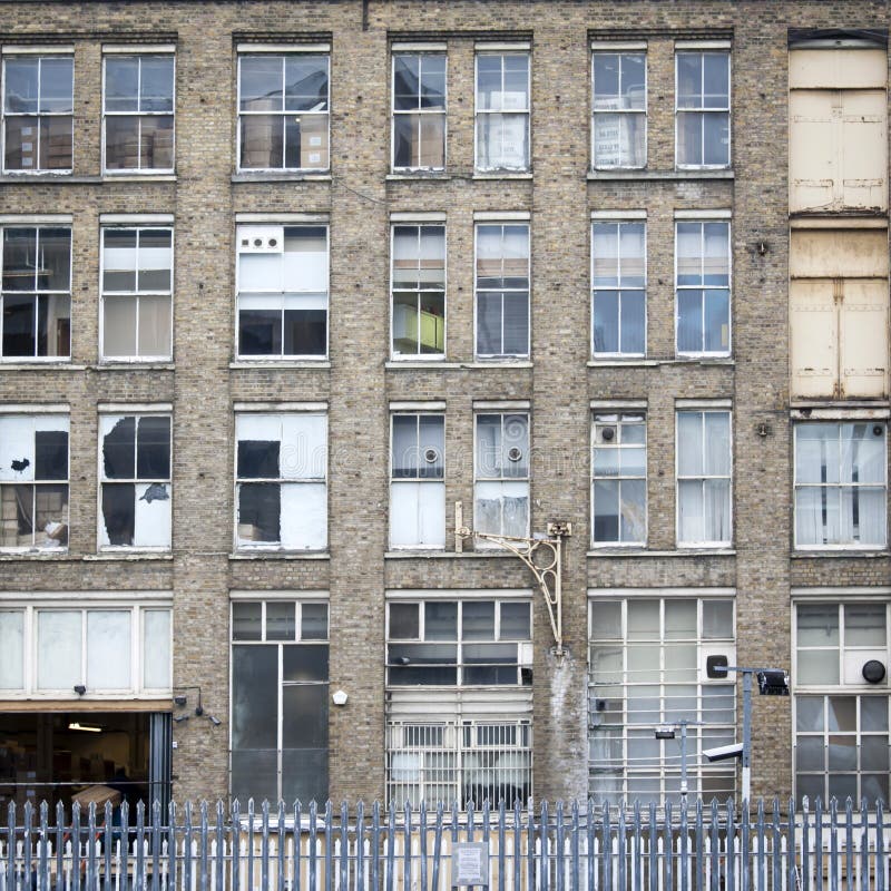Abandoned Building in an Urban Centre. Editorial Photo - Image of ...