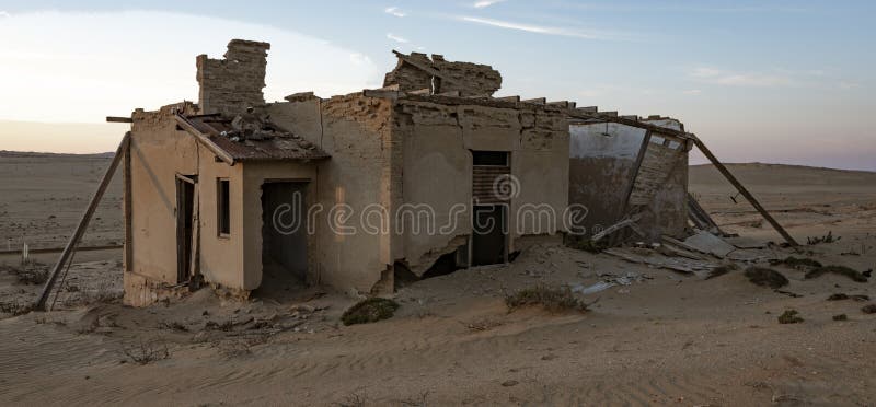Abandoned Buildings are Left To Rot in Kolmanskoppe Stock Photo - Image ...