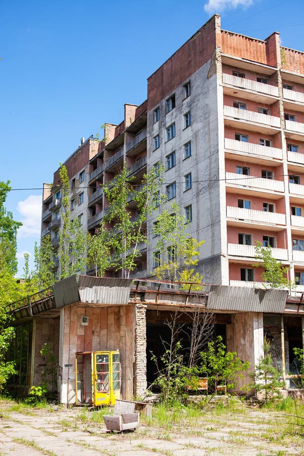 Abandoned Buildings in the Radioactive Zone of Chernobyl Stock Image ...