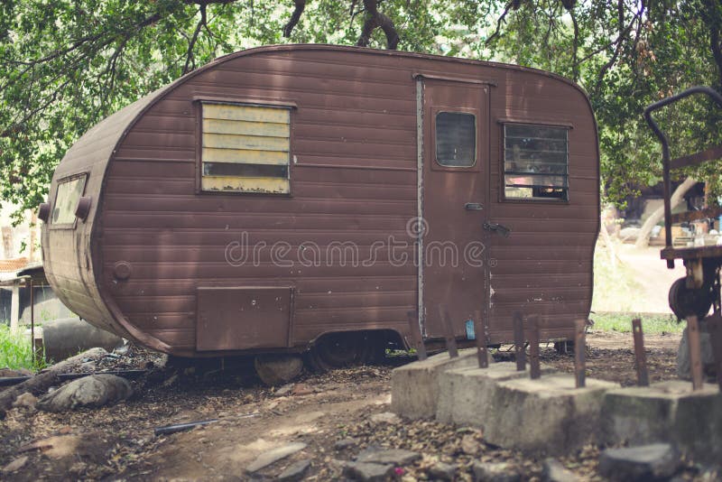 Abandoned Camper stock image. Image of freedom, europe - 25524129