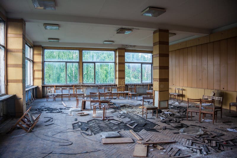 Abandoned Canteen of Voronezh Aluminum Plant Stock Photo - Image of ...