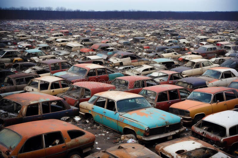 Abandoned Car Dump. Wasteland of Wheels. Exploring the Car Dump ...