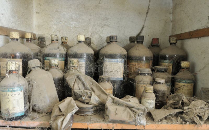 Abandoned chemical lab. editorial image. Image of injustice - 18633620