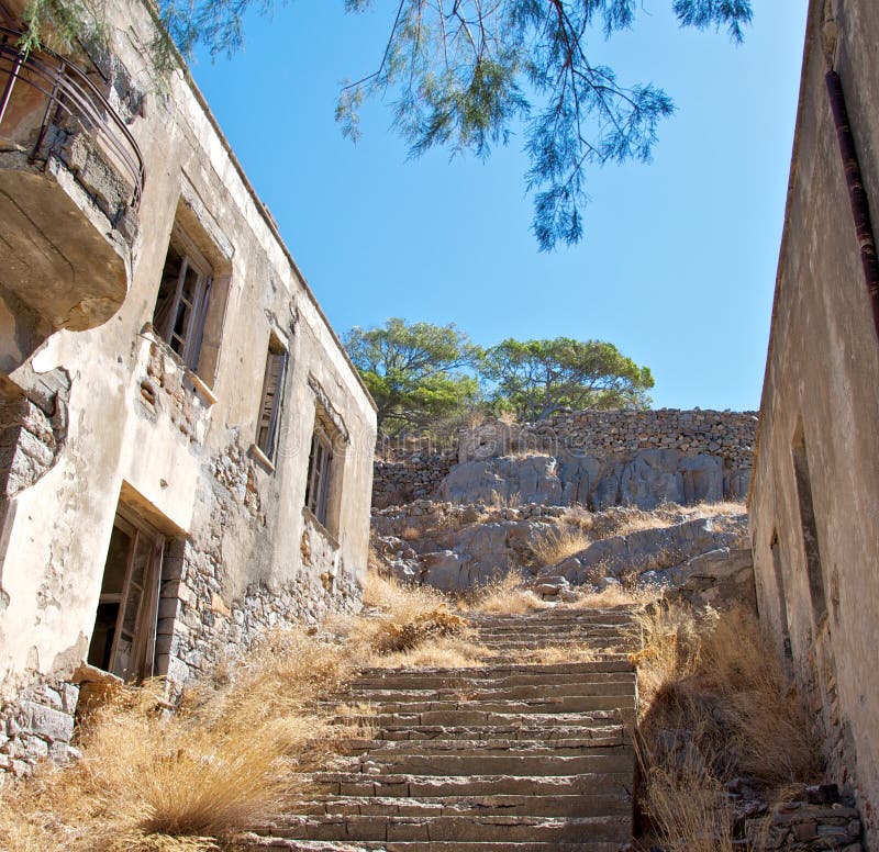 Abandoned city. stock image. Image of grass, climb, mountains - 22763703