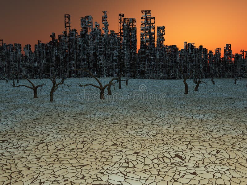 Abandoned City stock photo. Image of center, erosion - 51366530