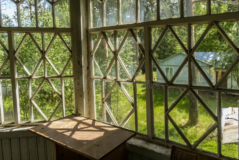 Collapsing House with Collapsed Ceiling, Cracks, Concept of Destruction ...