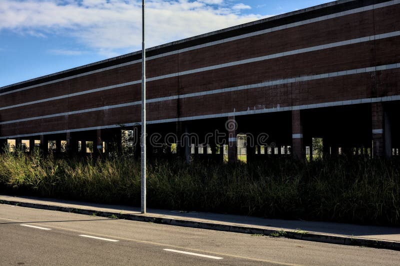 Abandoned Compound in the Italian Countryside , Big, Brick Building ...
