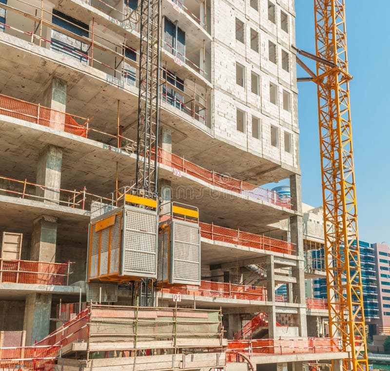 Abandoned Construction Site Stock Photo - Image of office, arabia: 72931858