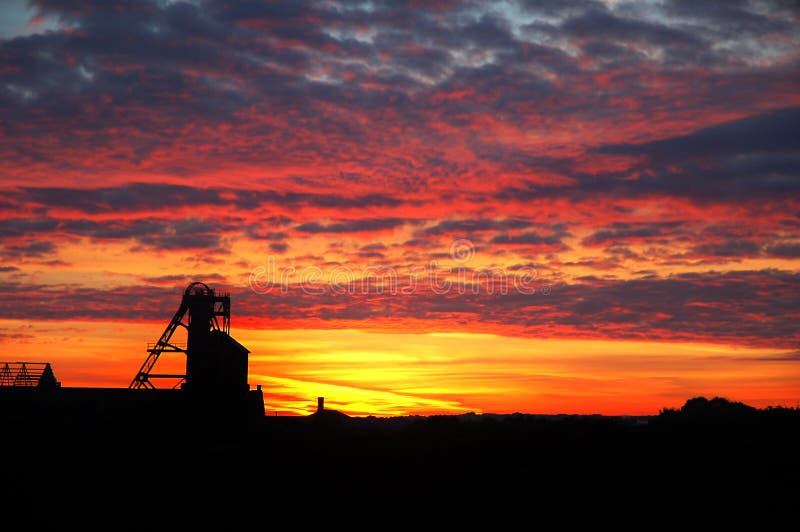 An Abandoned Cornish Mining Engine House Stock Image - Image of ...
