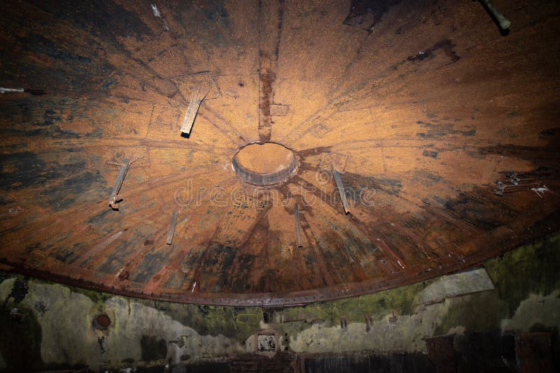 Abandoned Corridors of Post Soviet Rocket Launch Base in Latvia Stock ...