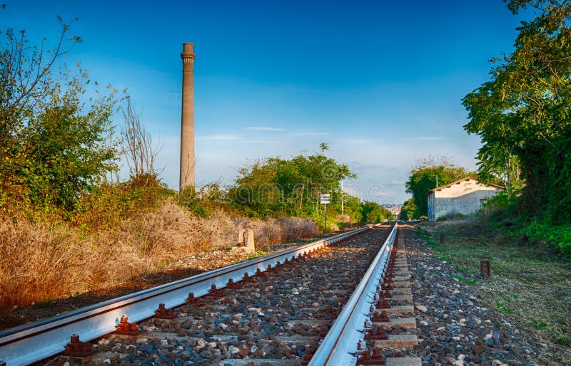 Abandoned Country Rail Station Stock Photo - Image of scenic, tourism ...