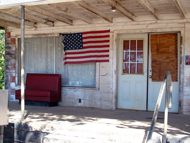 Abandoned Country Store. stock photo. Image of seating - 78350472