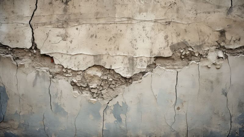 Abandoned cracked wall stock image. Image of history - 360867791