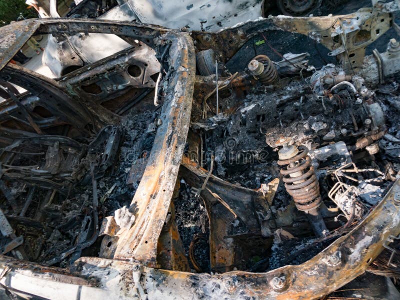 Wrecked car stock image. Image of insurance, metal, demolished - 139284073