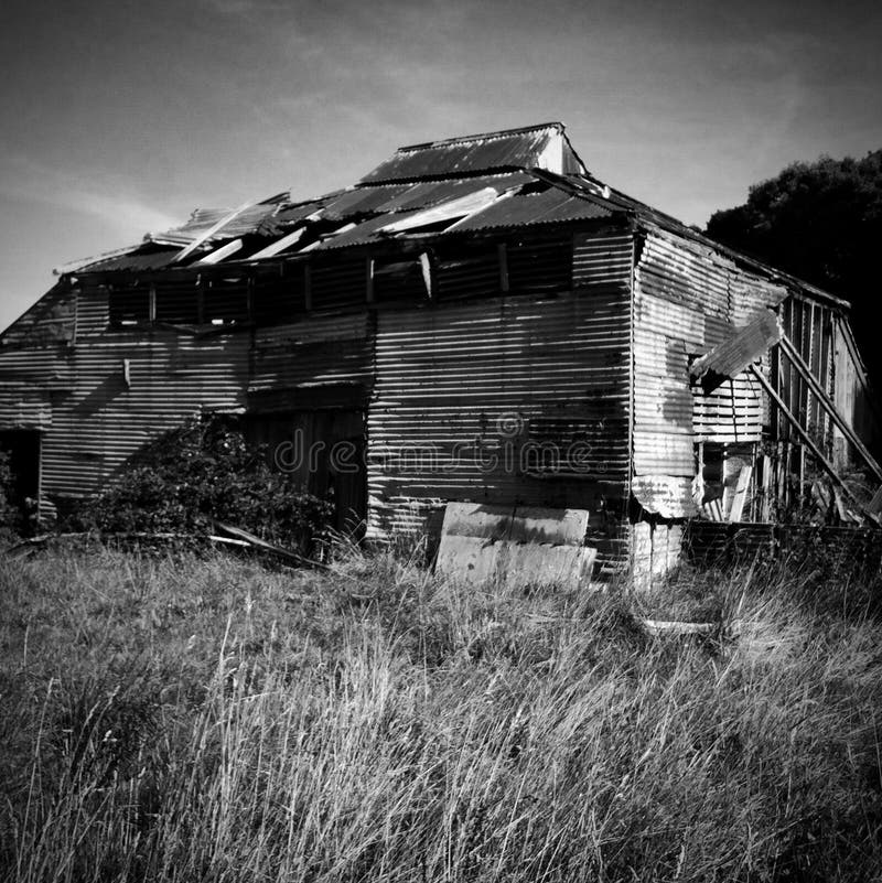 Abandoned Derelict Falling Down House Stock Photo - Image of interior ...