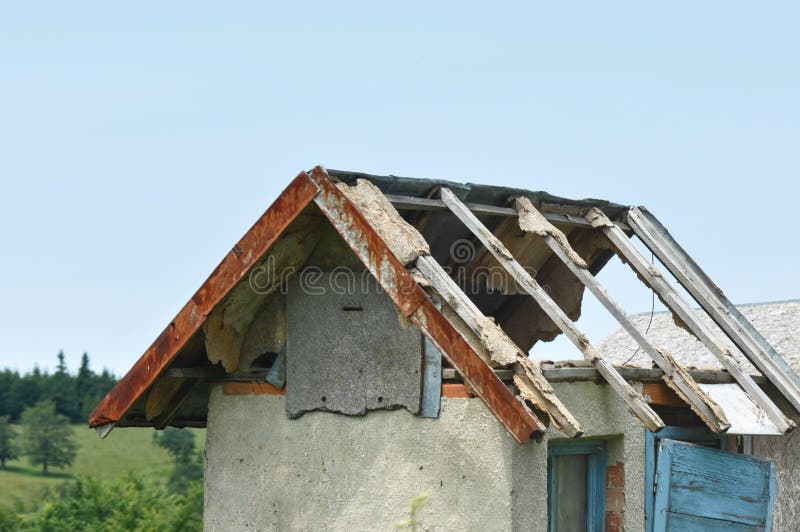 Deteriorated house detail stock image. Image of deteriorated - 120562421