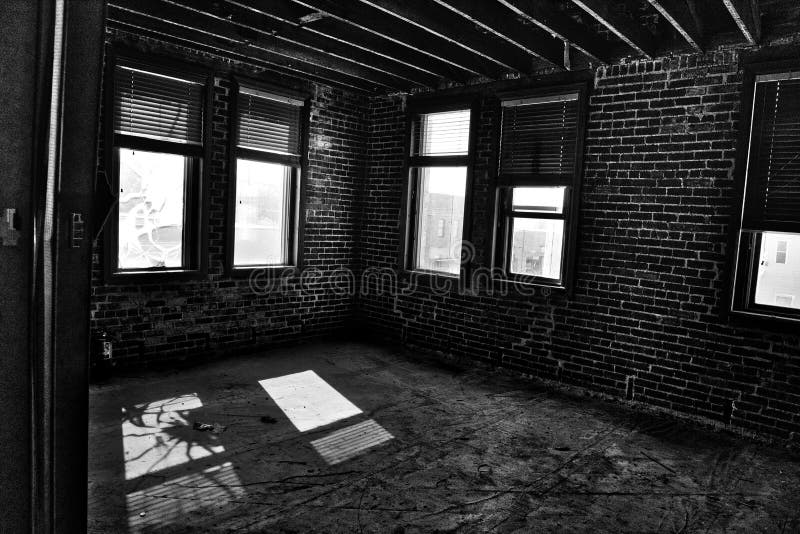 Abandoned and Dilapidated Historic Building on the Inside - Broken ...