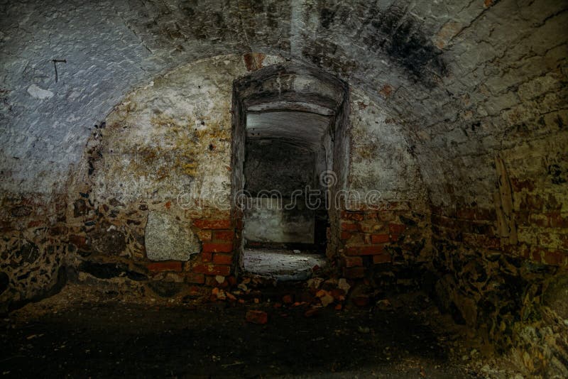 Old Ancient Medieval Castle Stone Dungeon Cell Stock Images - Download ...