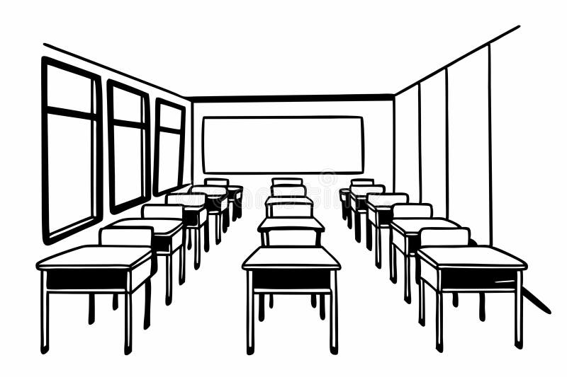 Abandoned Empty School during the School Summer Holiday. Stock Photo ...