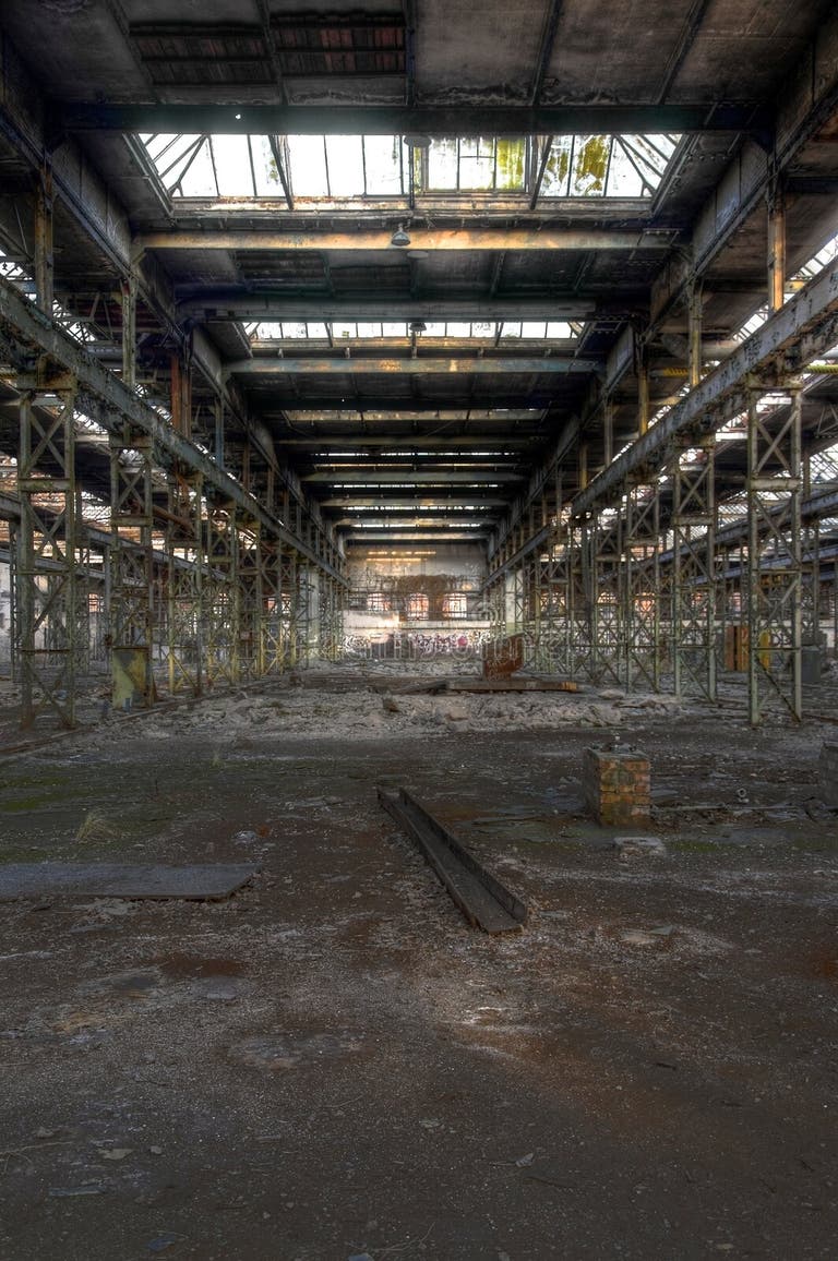 433 Old Factory Steel Beams Stock Photos - Free & Royalty-Free Stock ...