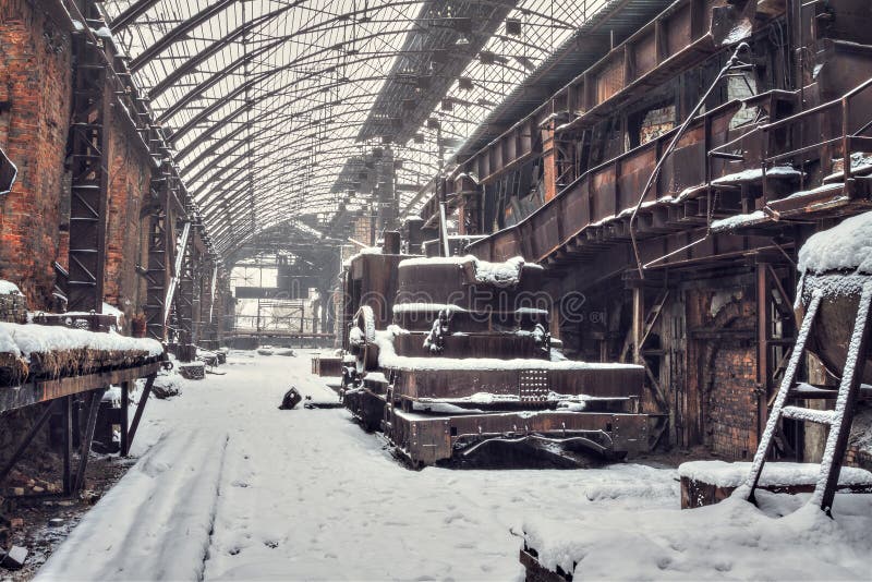 Abandoned factory stock image. Image of metal, background - 31322003