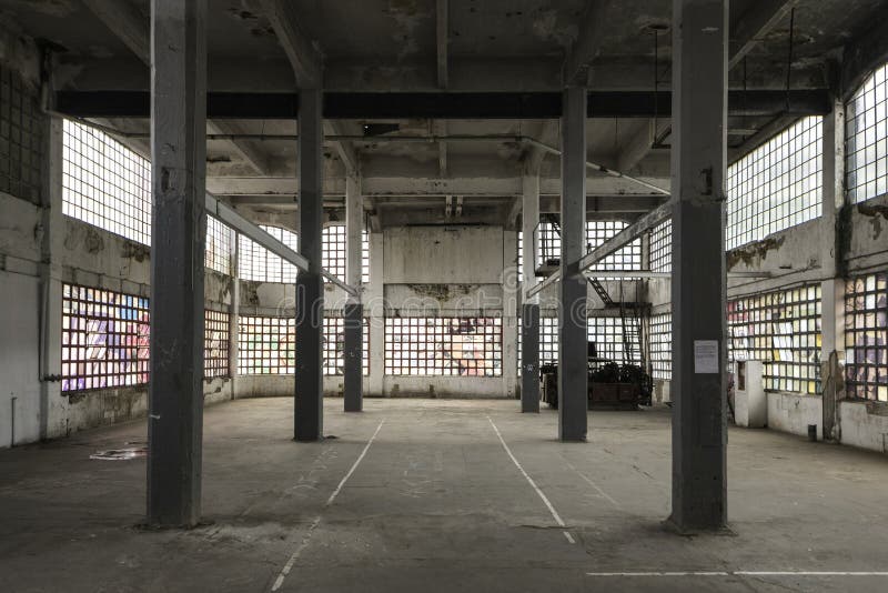 Abandoned Factory Room editorial stock image. Image of creepy - 288298254