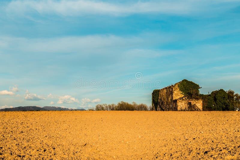 Abandoned Farm in the Countryside Stock Photo - Image of grass, meadow ...