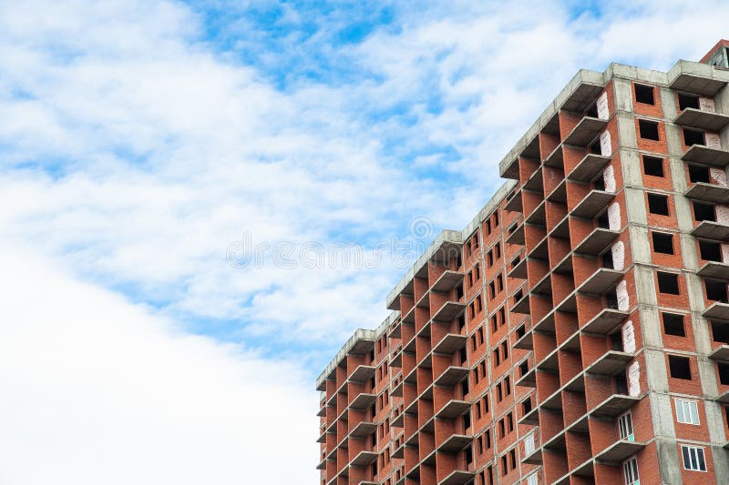 Abandoned High-rise Building Stock Image - Image of architecture ...