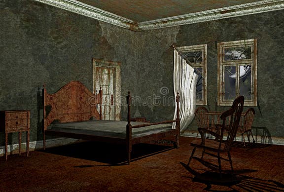 Abandoned house stock illustration. Illustration of stairs - 20514189