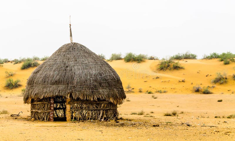 Lonely hut in the desert stock image. Image of nature - 141293817