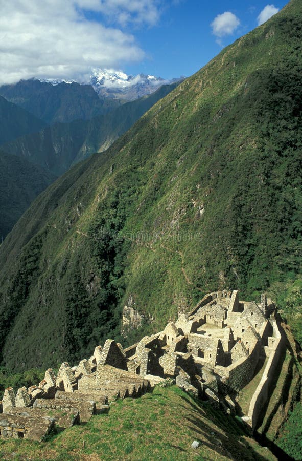 Ancient Inca Village stock image. Image of building, terrace - 4174021