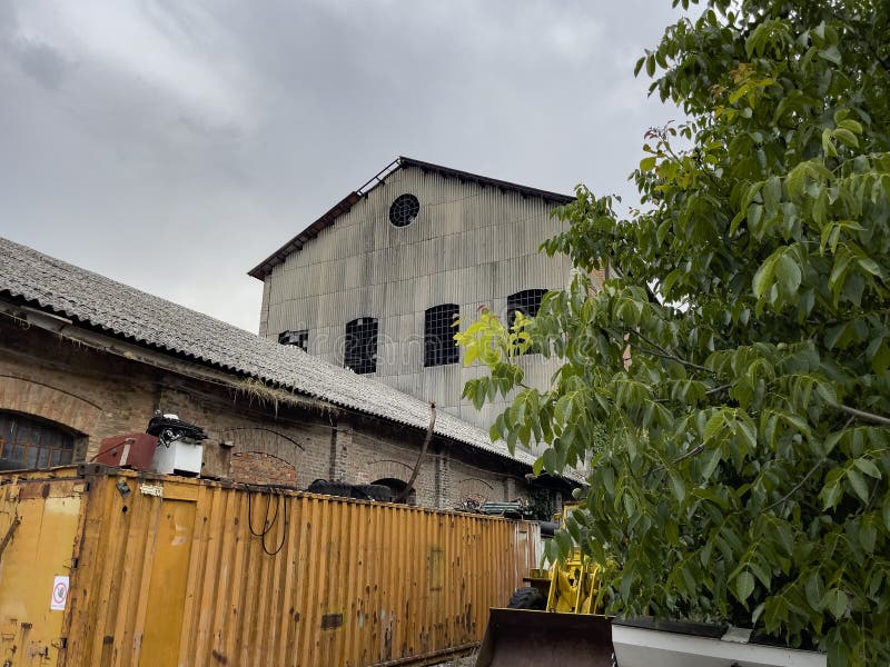 Abandoned Industrial Building Stock Photo - Image of exterior, unused ...