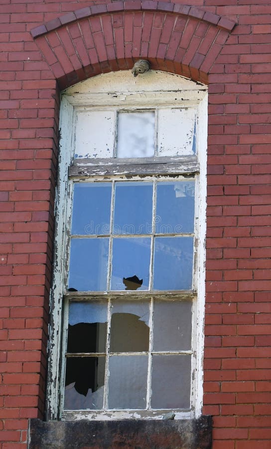Abandoned Hospital Window stock image. Image of nature - 357387521
