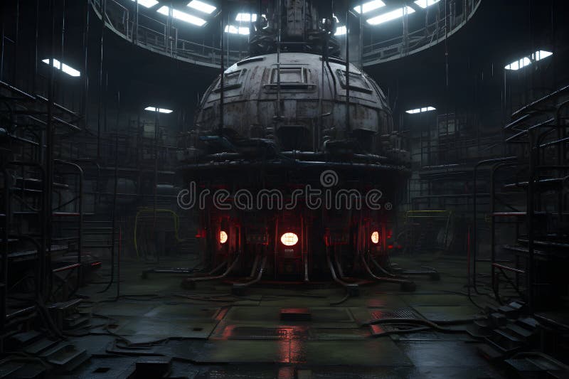 Abandoned Dark Lab for Dangerous Experiments. AI Generated Stock ...