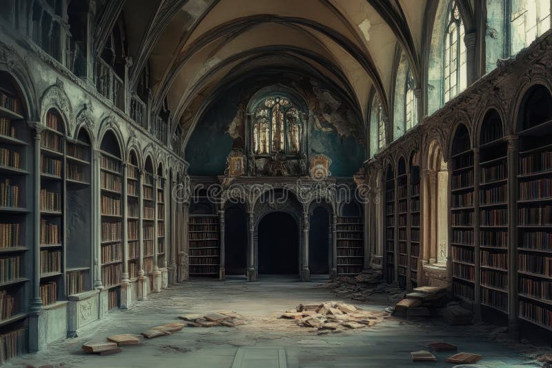 Abandoned Library Story Ruins Stock Photos - Free & Royalty-Free Stock ...