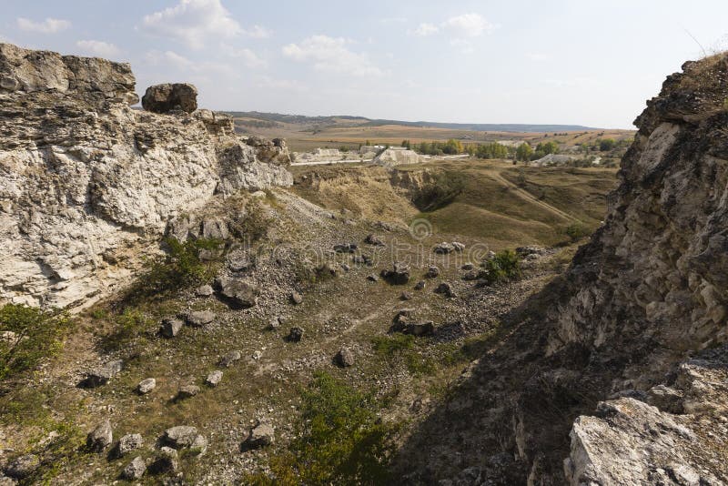 Abandoned lime pit stock photo. Image of cabin, green - 176583750