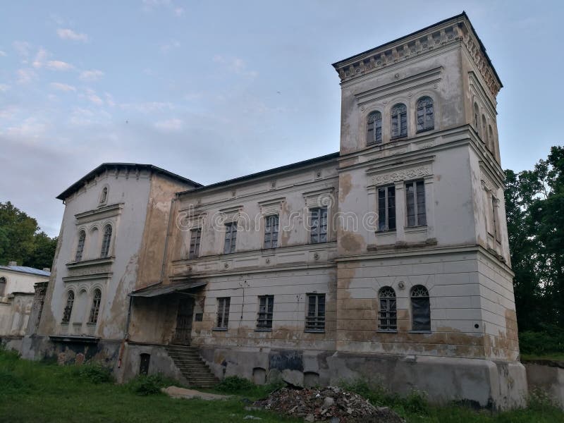 Abandoned Neoclassical Belvederis Manor in Kaunas District, Lithuania ...