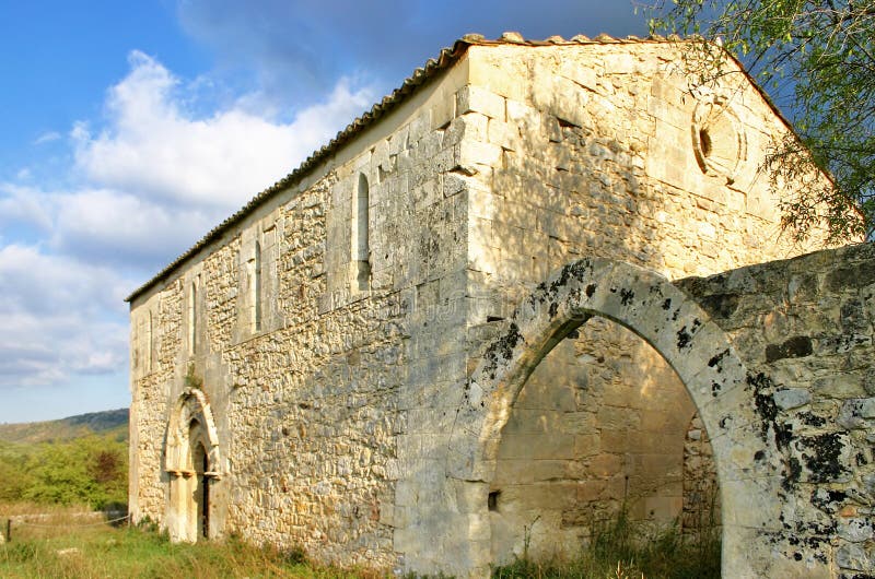 Abandoned Medieval Church in Sicily Stock Image - Image of religion ...