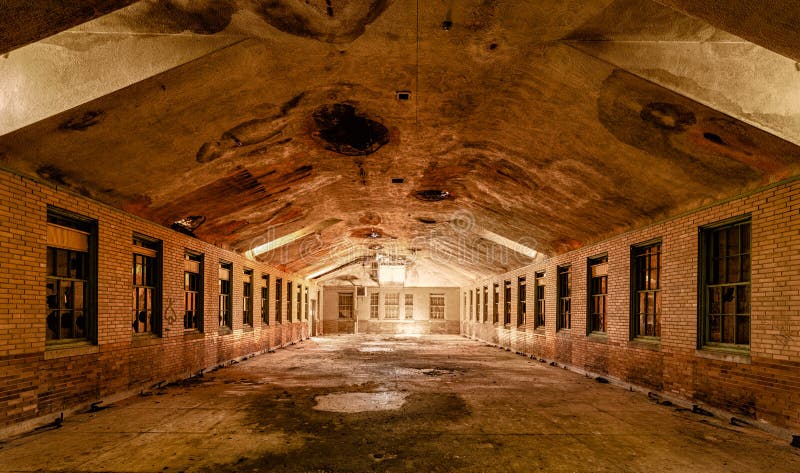 Abandoned Mental Hospital Ward Stock Image - Image of building, asylum ...