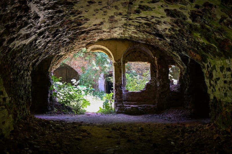 Abandoned Military Fortification. Tarakanovsky Fort Stock Photo - Image ...